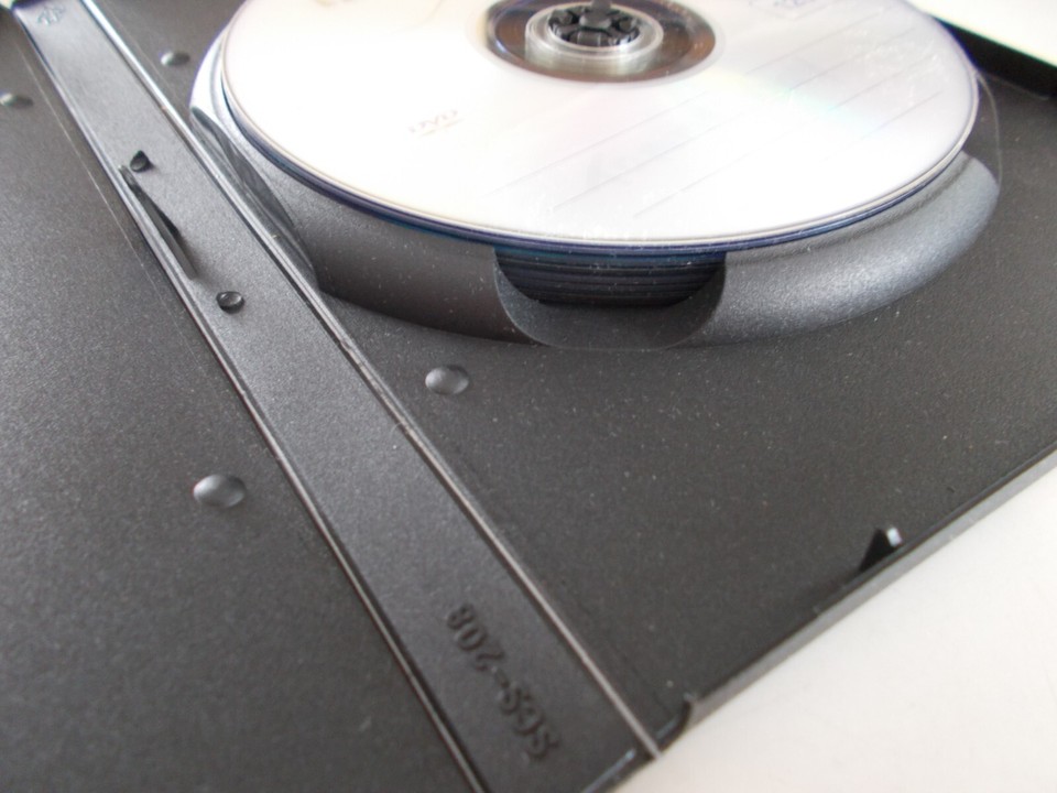 Empty DVD Cases Holds Up To 6 DVDs Each Wrap Around Sleeve Tall Spindle ...