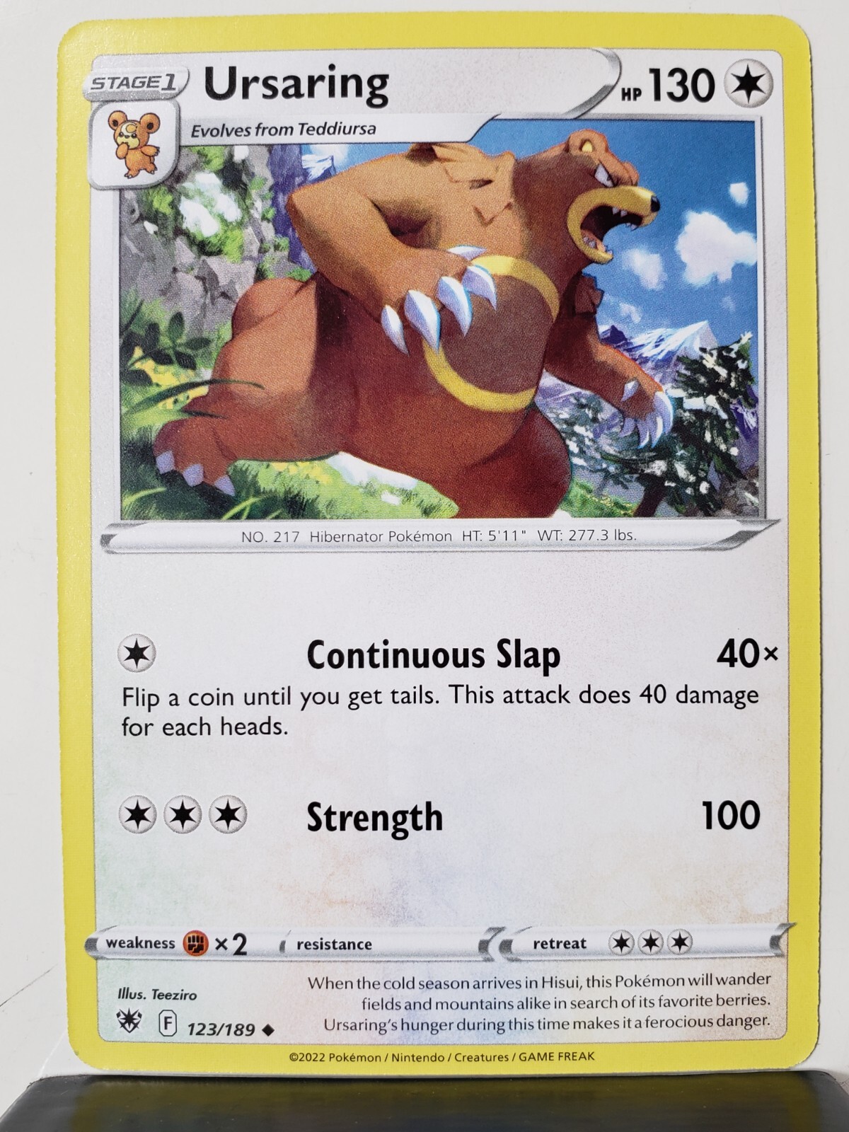 Ursaring Card