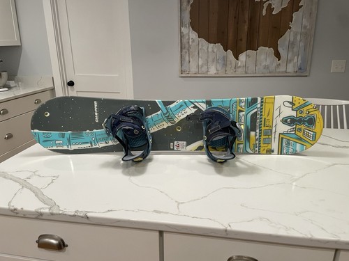 🔥 Burton CHOPPER 121cm Kid's SnowBoard w/ BURTON Freestyle Jr Scout ...