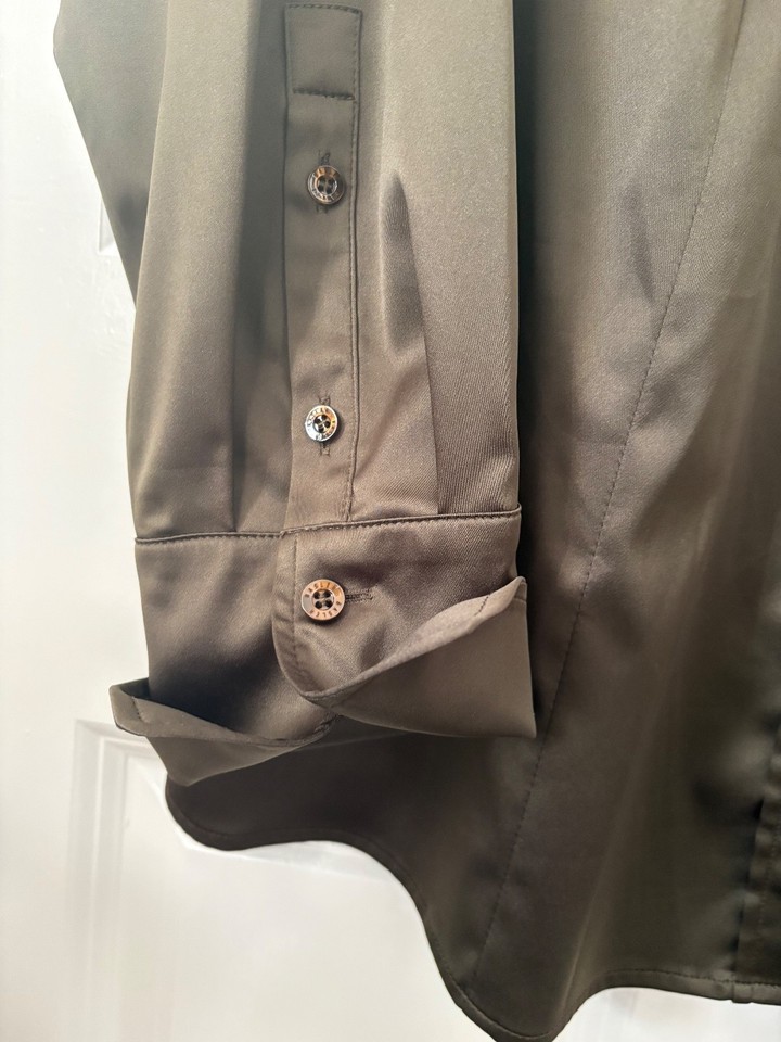Basler ladies blouse size 20 chocolate brown colour long sleeves | eBay UK