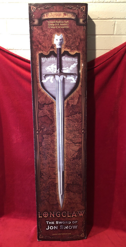 Game of Thrones Valyrian Steel Jon Snow Longclaw Sword Book Version 119 ...