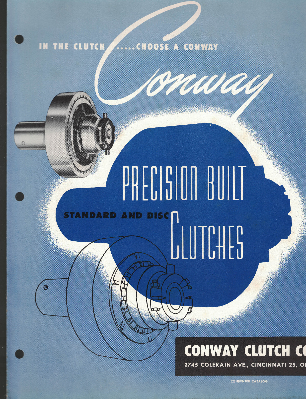 Conway Precision Built Clutches Catalog 1950s Cincinnati Ohio | eBay