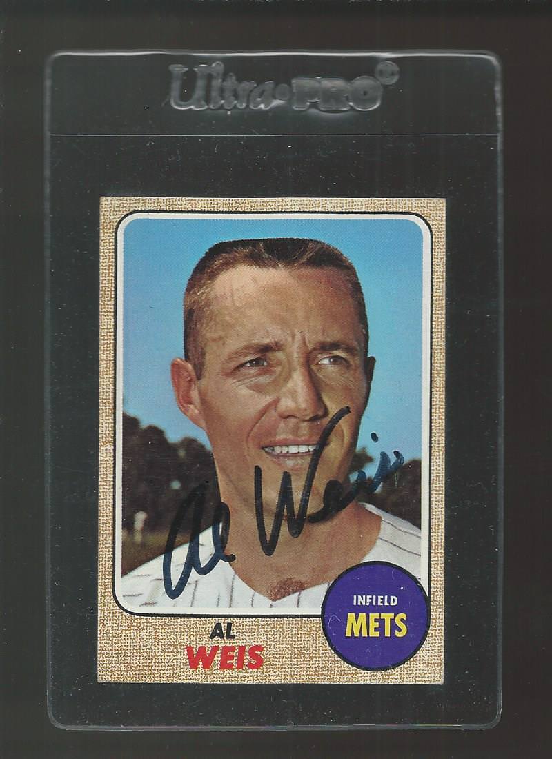 Al Weis Signed Auto 1968 Topps #313 Baseball Card Autograph | eBay
