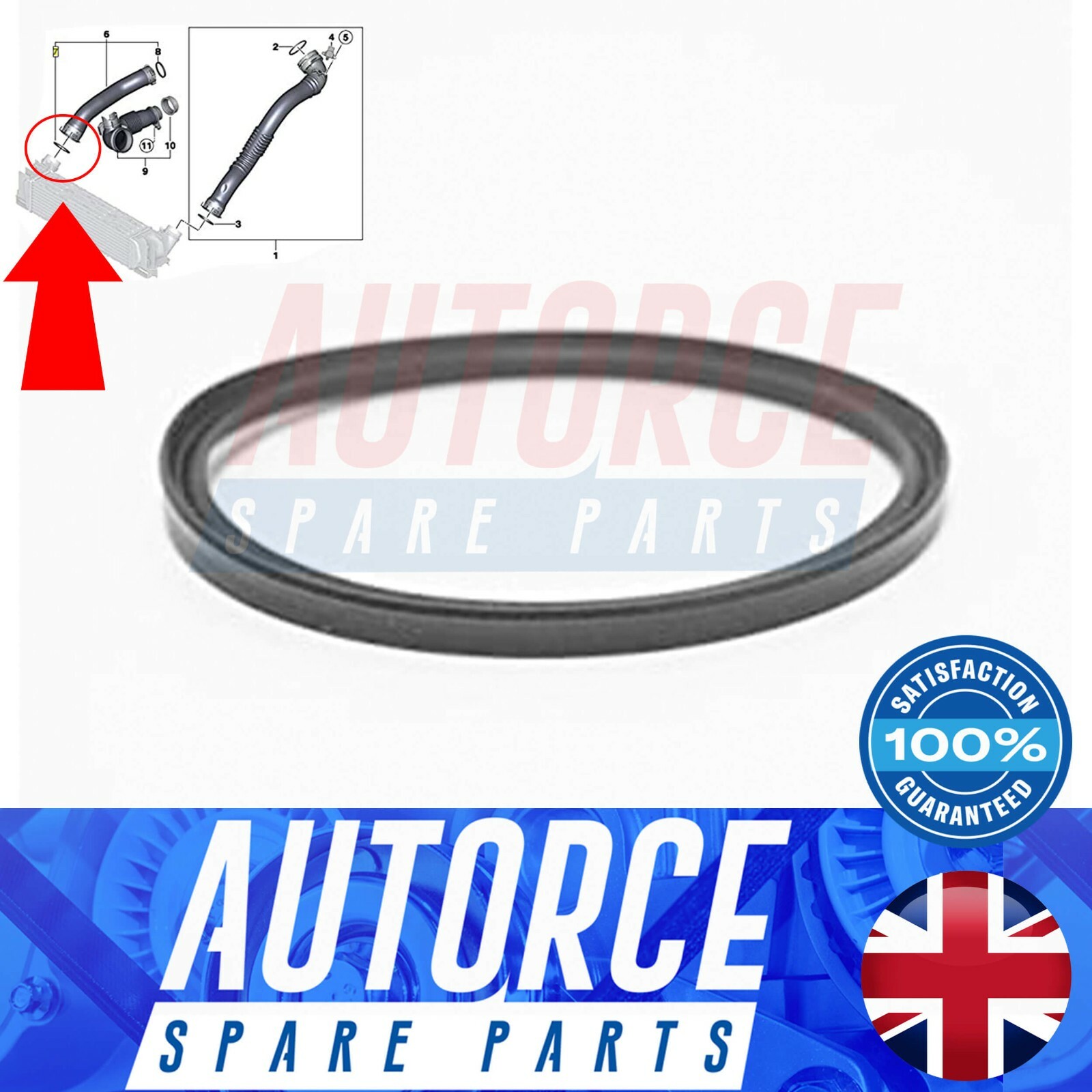 Turbo Pipe Seal O-Ring Gasket Fits Mercedes-Benz Vito C E S M V SLK ...