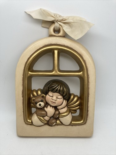 19109/ Thun Bozen Engel mit Bär Wandbild Bild HxB ca. 25,5x18 cm | eBay.de