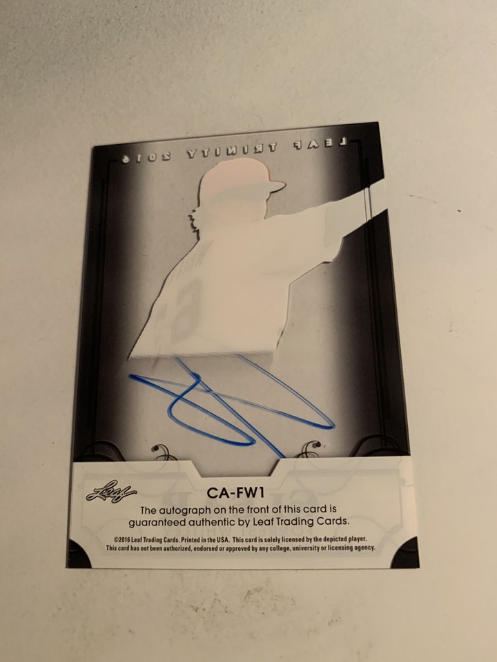 2016 Leaf Trinity Forrest Whitley Auto Rc! | eBay