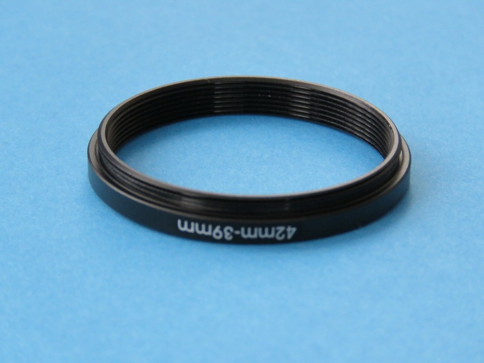 42mm to 39mm Stepping Step Down Ring Camera Lens Filter Adapter Ring ...