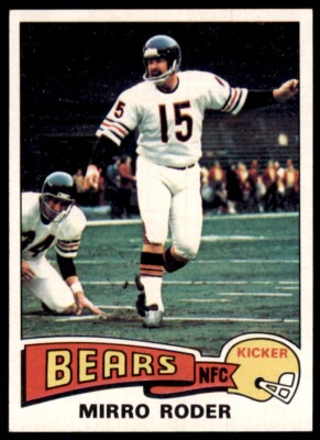 1975 Topps Mirro Roder Chicago Bears #508 | eBay