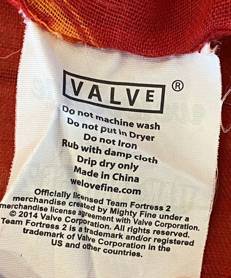 Rare Team Fortress 2 Scarf We Love Fine Valve Merch Video Game ...