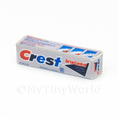 Dolls House Miniature Crest Toothpaste Box From 1980s | eBay