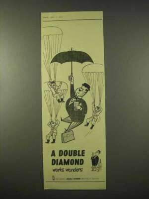 1954 Double Diamond Ale Ad - Works Wonders | eBay