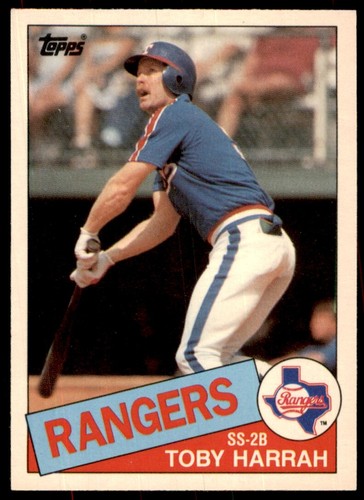 1985 TOPPS TRADED TOBY HARRAH TEXAS RANGERS #46T | eBay