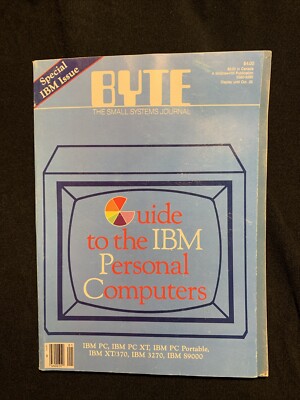 BYTE Special IBM Issue Magazine Volume 9 No. 9 ~ Fall 1984 | eBay