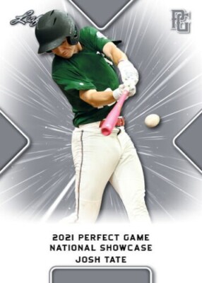 "MINT" JOSH TATE 2021 LEAF PERFECT GAME ALL-AMERICAN ROOKIE CARD #219 ...