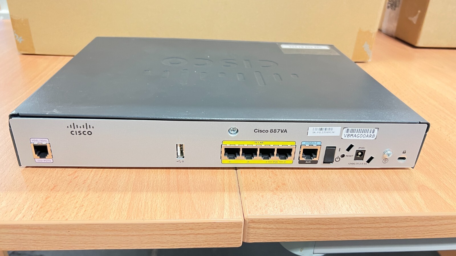 Cisco 887VA Router with power Pack | eBay