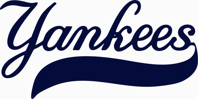 NEW YORK YANKEES Cursive Logo Die Cut Vinyl Decal Sticker | eBay