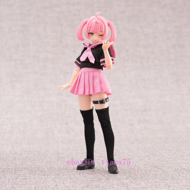 1/12 Scale Sailor Uniform Clothing For 6" SHF Figma Snail Shell Gynoid ...