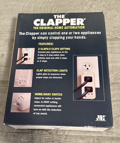 The Clapper Sound Activated On/Off Clap Switch Factory Sealed Brand New Model 21363840003 | eBay