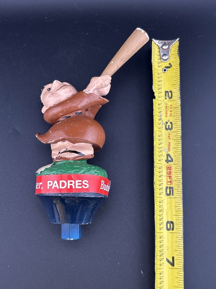 Vintage Padres Friar Draft Beer Tap Handle Topper Budweiser | eBay