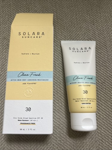 Solara Suncare Clean Freak Nutrient Boosted Body Sunscreen SPF 30 ...