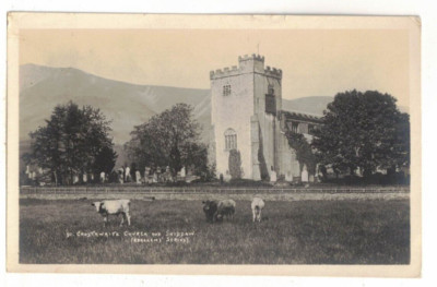 c1918 Postcard: Crosthwaite Parish Church – Keswick, Cumbria, England ...