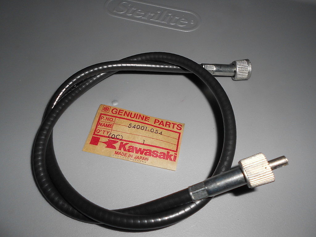 NOS 1976-1979 Kawasaki KM100 Speedometer Cable Assembly PN:54001-054 | eBay