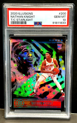 Nathan Knight 2020-21 Panini Illusions NBA Starlight SP RC #200 PSA 10 ...