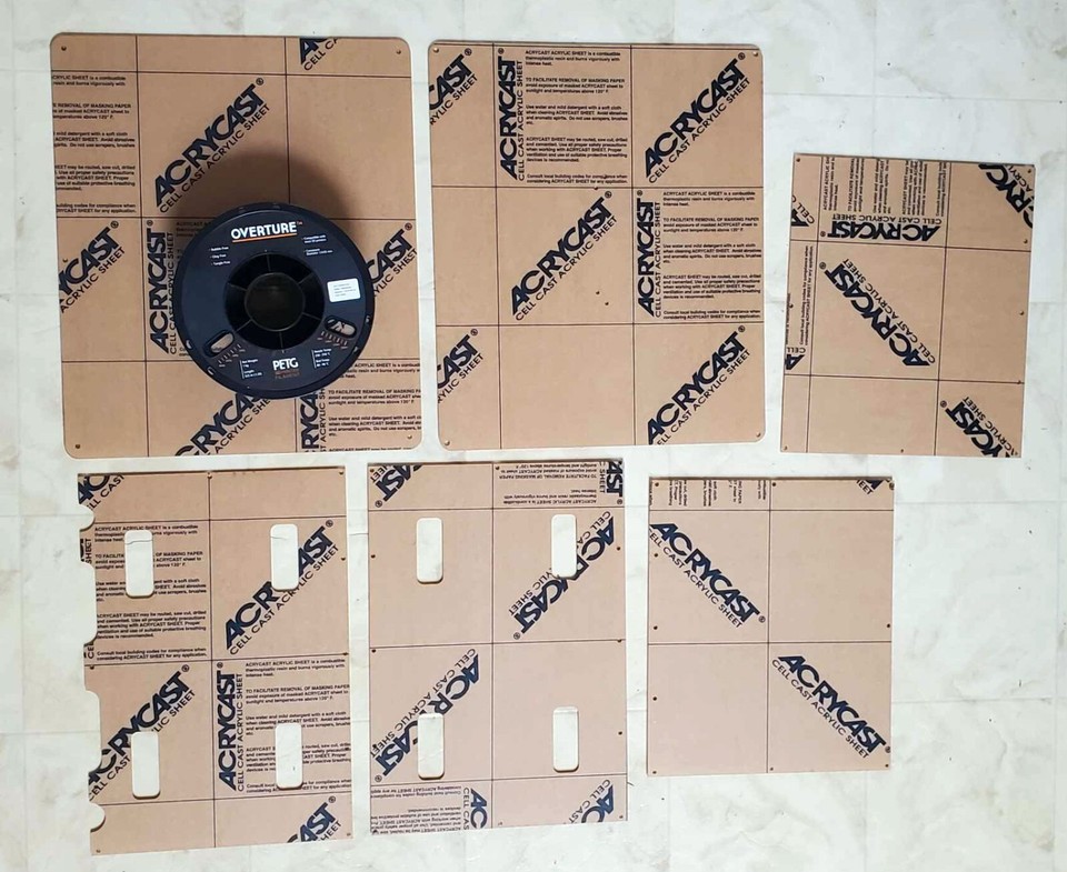 Acrylic Panels for Bambu Python AMS Enclosure PANELS ONLY | eBay