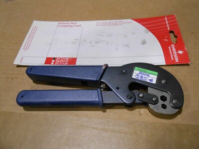 EMERSON 24-7710P DELUXE HEX CRIMPING TOOL- F TYPE | eBay