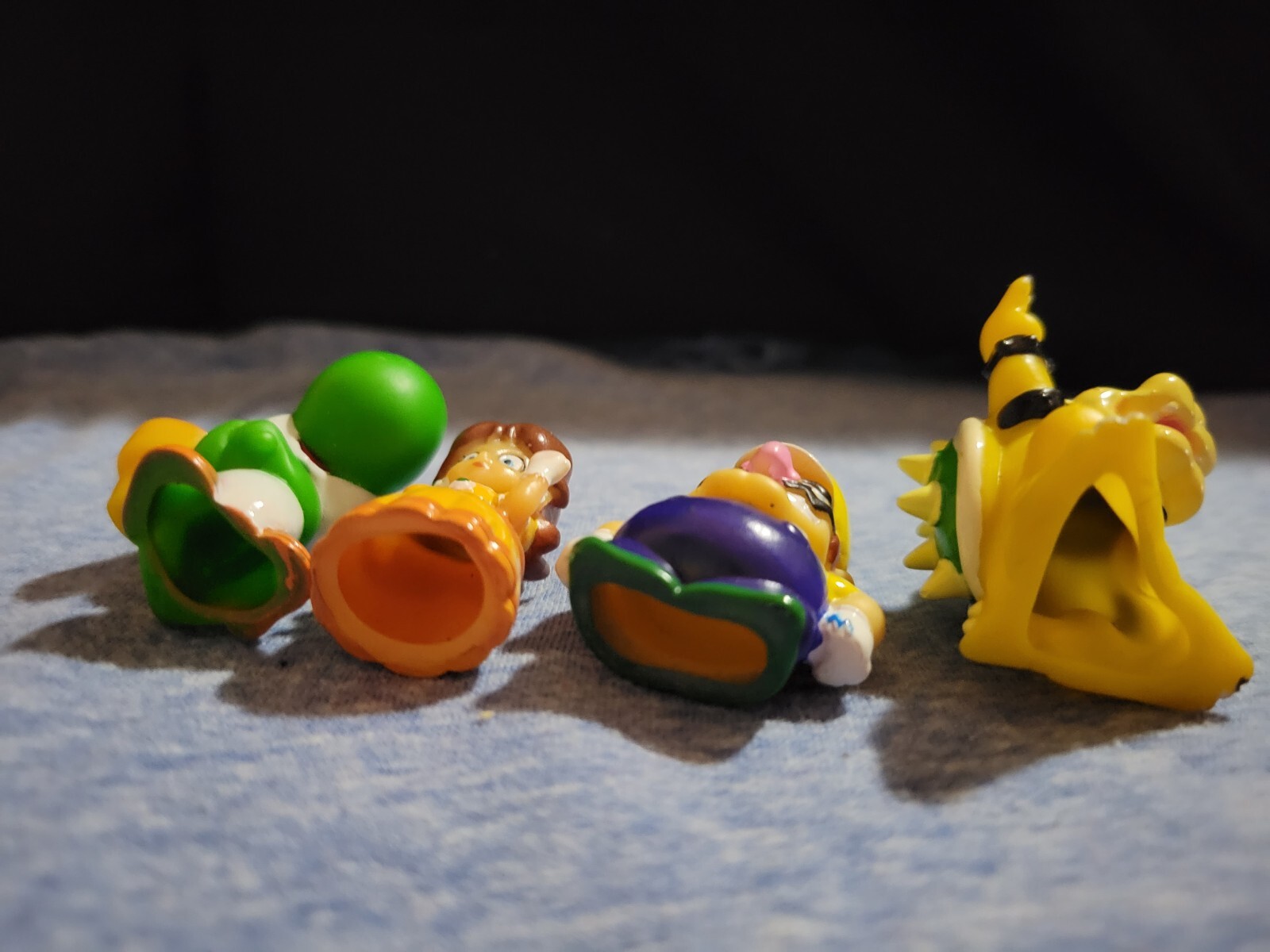 Nintendo Finger Puppets (Tomy, 2005) Lot of 11 Mario, Yoshi, Bowser ...