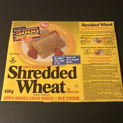 POST the original shredded wheat cereal box | eBay