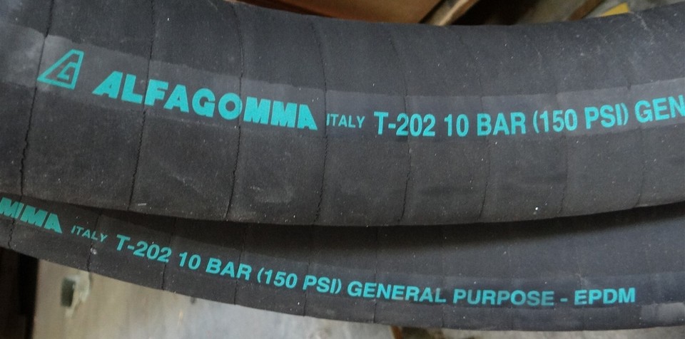 20 Feet Alfagomma T-202 10 BAR 150 PSI General Purpose EPDM Flexible ...