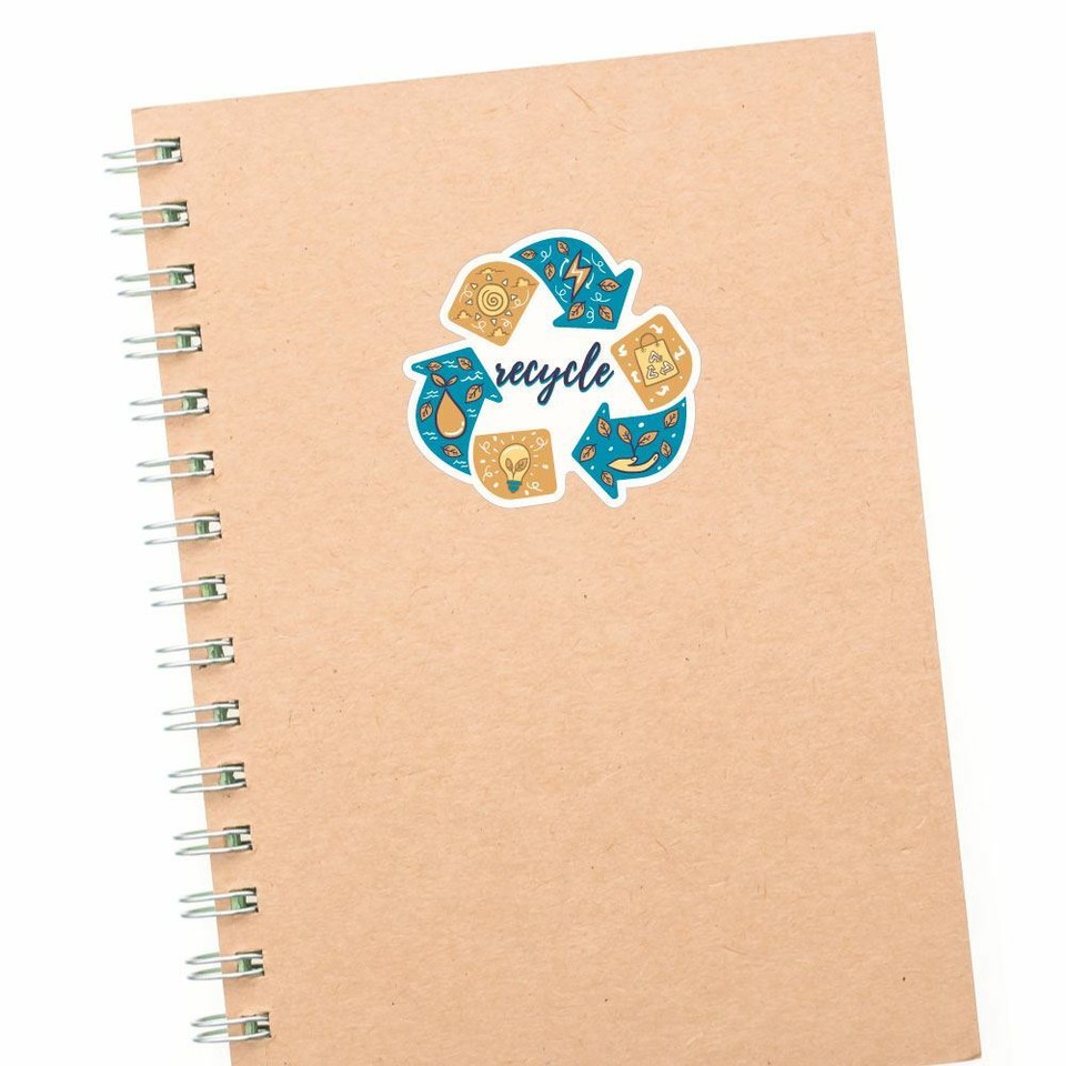 Recycle Sticker Decal Reuse Recycle Environment Eco Friendly Funny | eBay