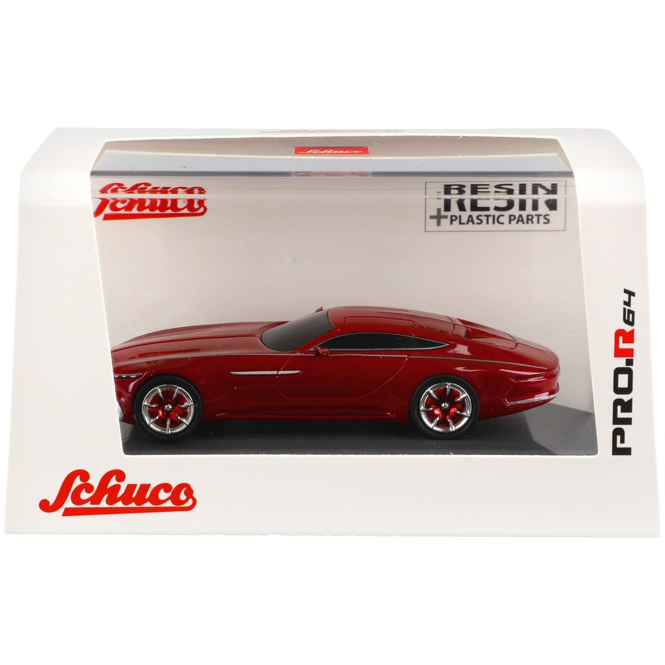 Schuco Pro.R64 Mercedes-Maybach Vision 6 Coupe Concept Red 1:64 Resin ...