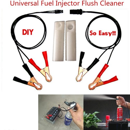 Fuel Injector Flush Cleaner Adapter Auto Car Vehicles Tool DIY Kit Set ...