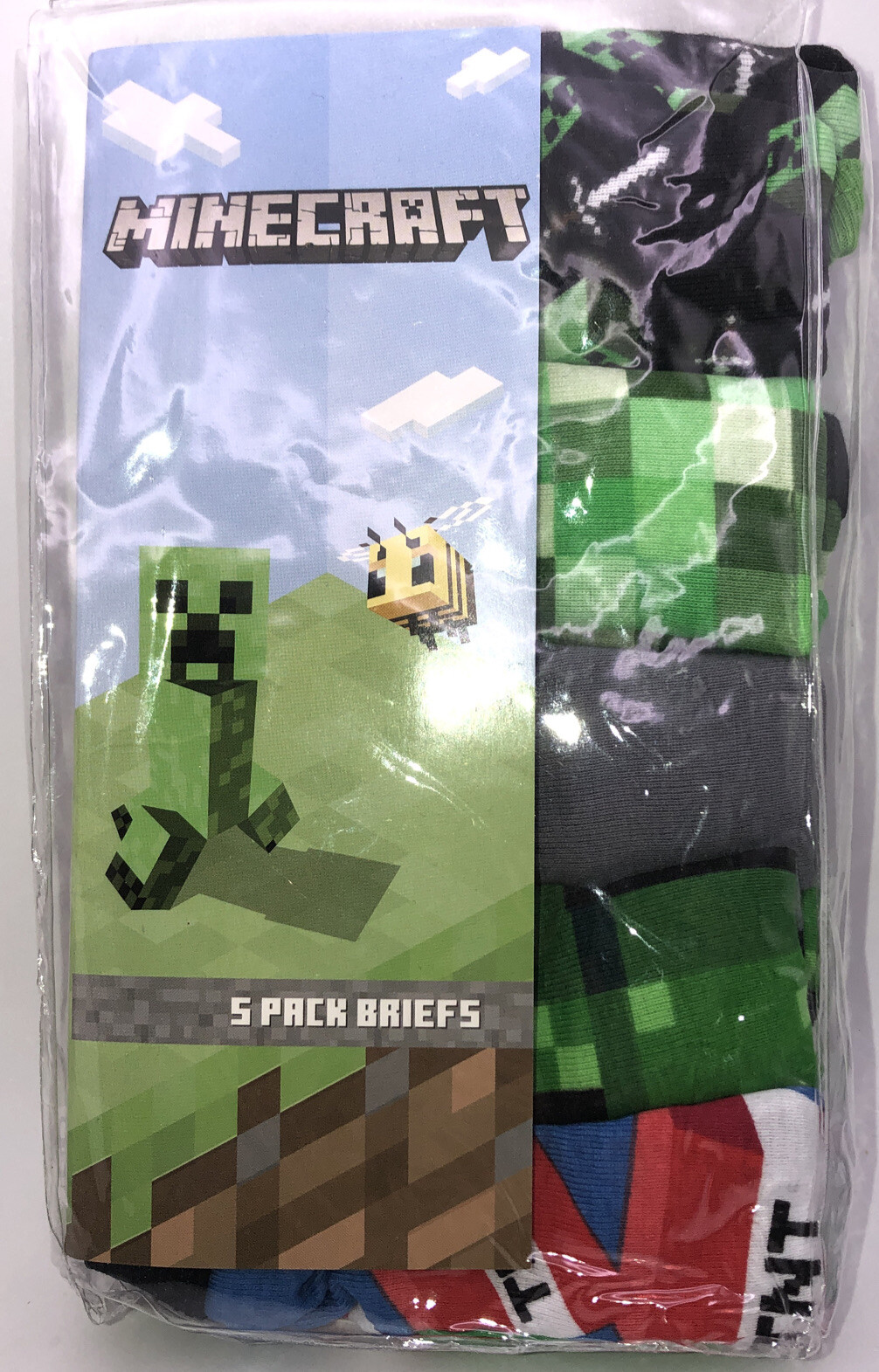 Minecraft 5 Pack Boys Briefs Size 4 XS Multicolored Brand New | eBay