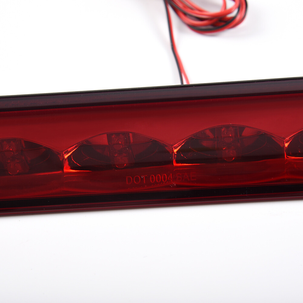 LED Red Third Stop Brake Light Lens Fit For Truck Cap Topper Recessed ...