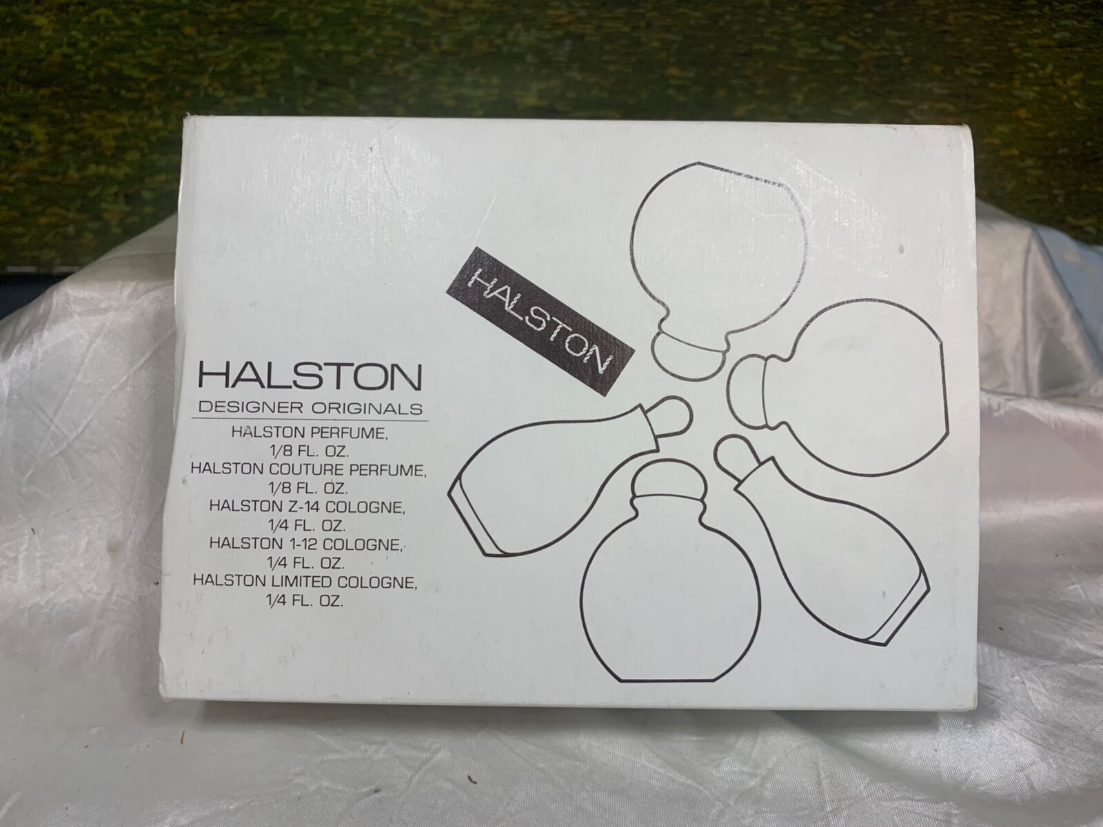 HALSTON DESIGNER ORIGINALS 3 X 1/4 FL OZ COLOGNE MENS & 2 X 1/8 FL OZ ...