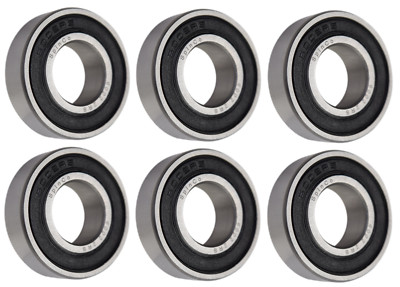 (6 Each) 6002-2RS, 6002LLU, 6002DDU Sealed Radial Ball Bearing 15X32X9 ...