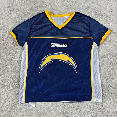 San Diego Chargers Jersey Kids Youth Large Blue NFL Flag Football | eBay