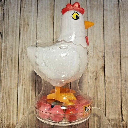 Fancy Henny CHICKEN LAYS EGGS Easter Candy Dubble Bubble Gum Dispenser ...