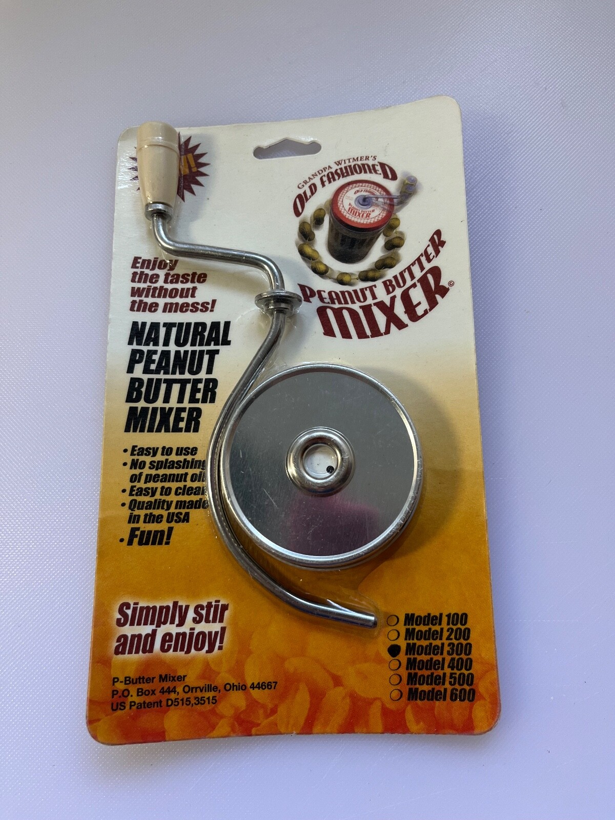 GRANDPA WITMER'S Old Fashioned Natural Peanut Butter Mixer #300 - NEW ...