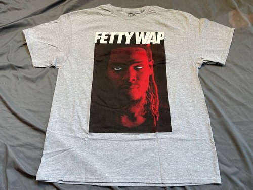 Fetty Wap 2015 red face XL T-Shirt official Rap Tee Hip Hop g-funk ...