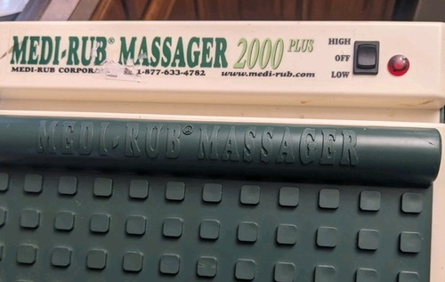 Medi-Rub Foot Massager 2000 Plus MR-3F High & Low Speed /Green & White ...