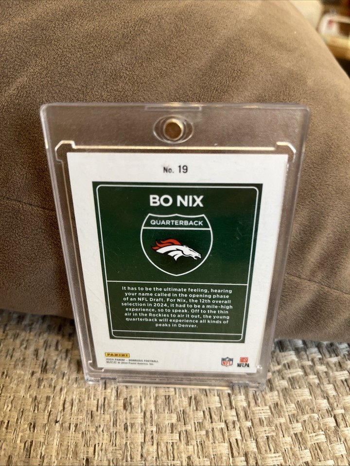 2024 Panini Donruss - Downtown! Bo Nix #19 (RC) 💥💥💥 | eBay