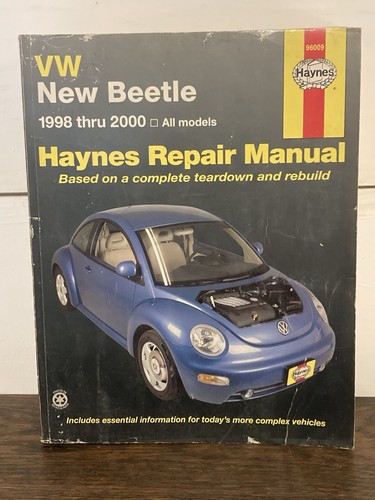 Haynes Repair Manual 96009 VW Volkswagen New Beetle 1998-2000 All ...