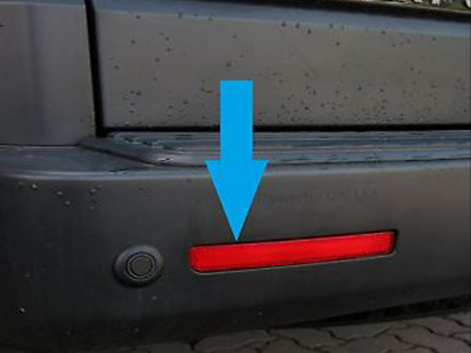 Rear Bumper Reflector LED Tail Lamp For Land Rover Range Rover L322 ...