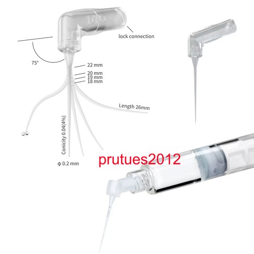 10 Pcs Dental 75° IrriFLEX Root Canal Irrigation Needle 26GA 2 Side ...