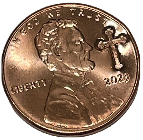 2023 Holy Cross Jesus Easter Lent Pocket Coin Counterstamp Imprint ...