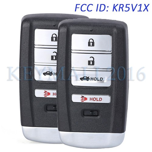 2 KR5V1X Smart Remote Key Fob for Acura ILX TLX 2016 2017 RLX 2019 2020 ...